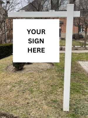 Post Installation - Plastic/PVC - 39" – Signs of an Agent